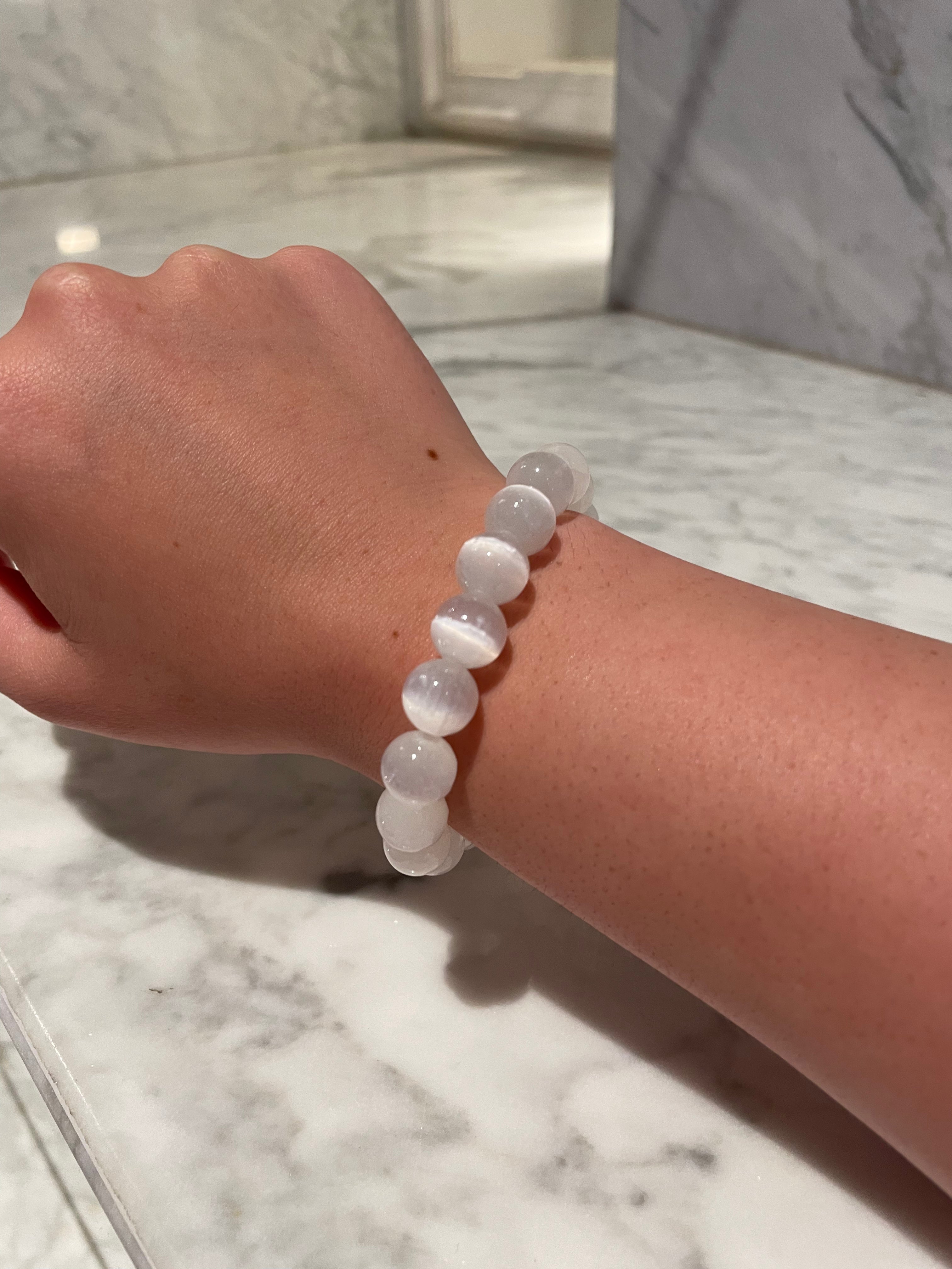 Selenite Crystal Bracelet – CyraCrystals